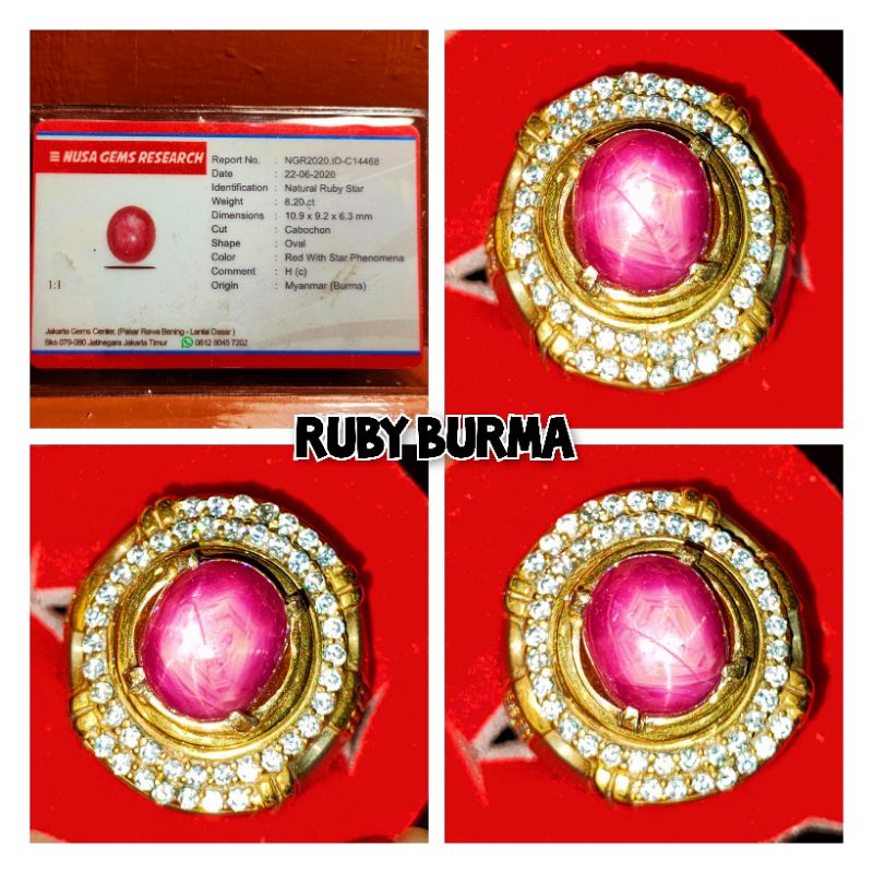 Jual RUBY BURMA SUPER PLUS MEMO LAB | Shopee Indonesia