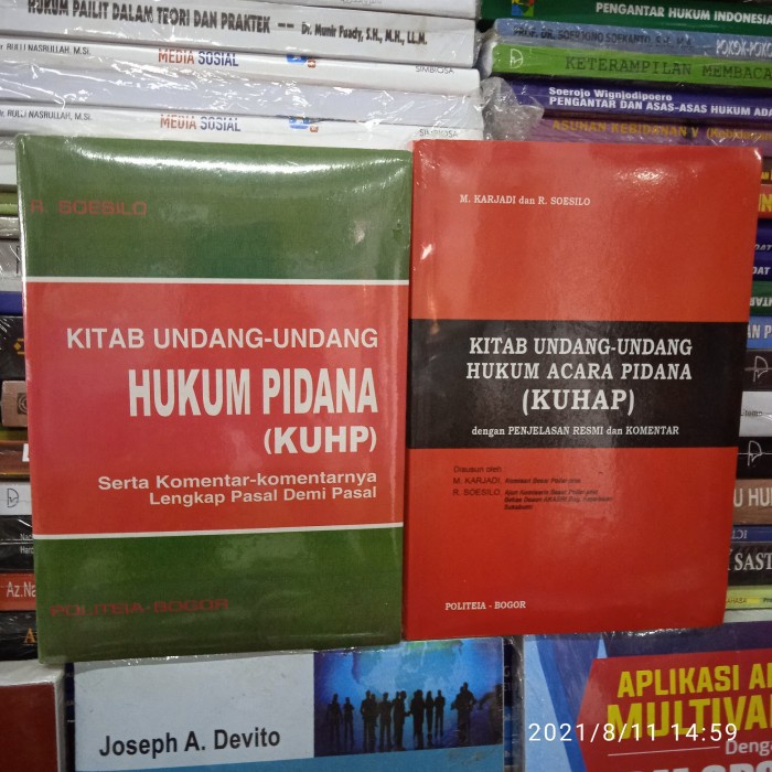 Jual Buku Buku Kuhp Dan Kuhap R Susilo | Shopee Indonesia