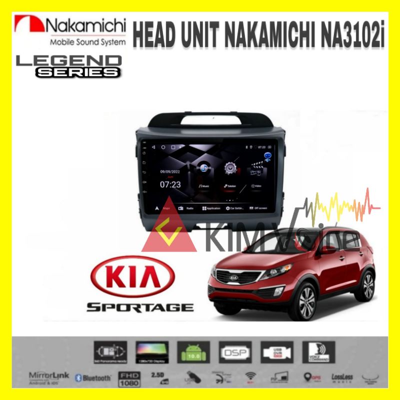 Jual Head Unit Android Nakamichi 9 inch OEM Kia Sportage 2010-2016 ...