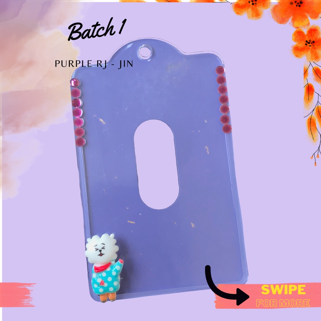 Jual BTS BT21 Photocard Holder/ ID Card/ PC Holder/ Card Holder/ ID ...