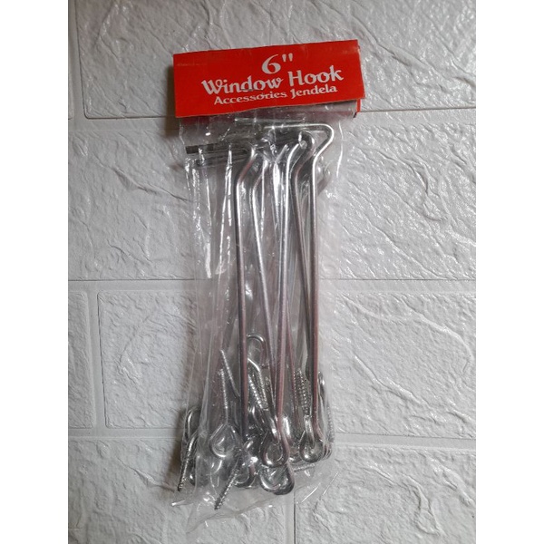 Jual Hak Angin|Penahan Jendela|Window hook 6", 8", 10" | Shopee Indonesia