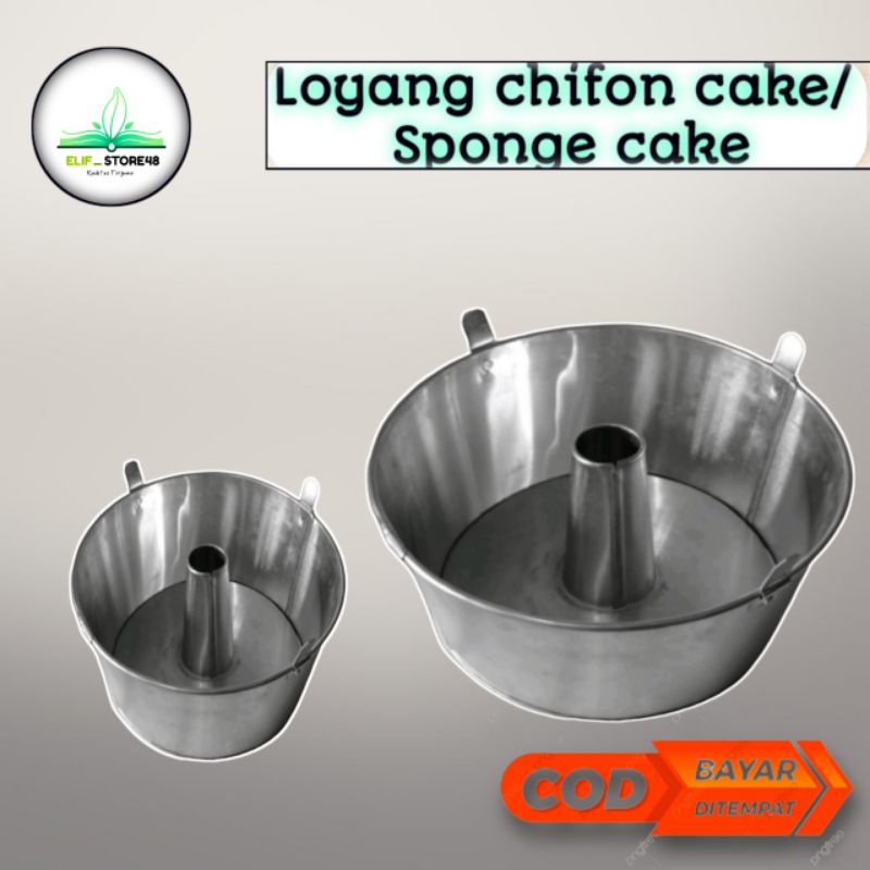 Jual Loyang chiffon bolu / bolu chiffon cake 18 20 22 24 26 cm ...