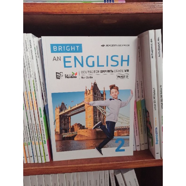Jual BUKU BAHASA INGGRIS BRIGHT AN ENGLISH KELAS 2 8 VIII SMP ERLANGGA KURIKULUM MERDEKA ...