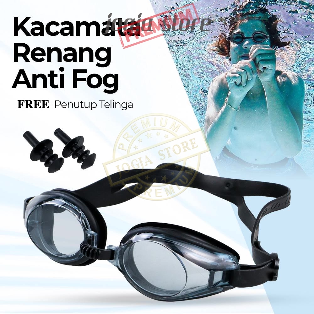 Jual Kacamata Renang Dewasa Pria Wanita Kacamata Renang Anti Kabut Fog & Kabut | Shopee Indonesia
