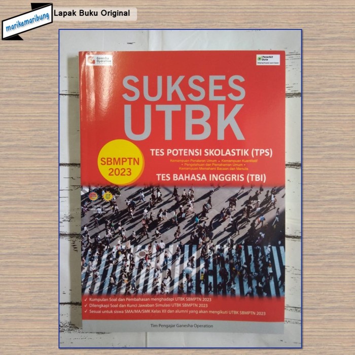 Jual [TERBARU] BUKU TPS DAN TBI UTBK SBMPTN 2023 BY GANESHA OPERATION | Shopee Indonesia