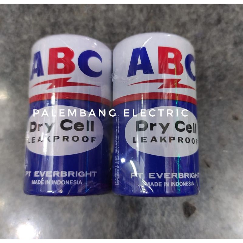 Jual Baterai batere senter ABC tipe D jual per pasang | Shopee Indonesia
