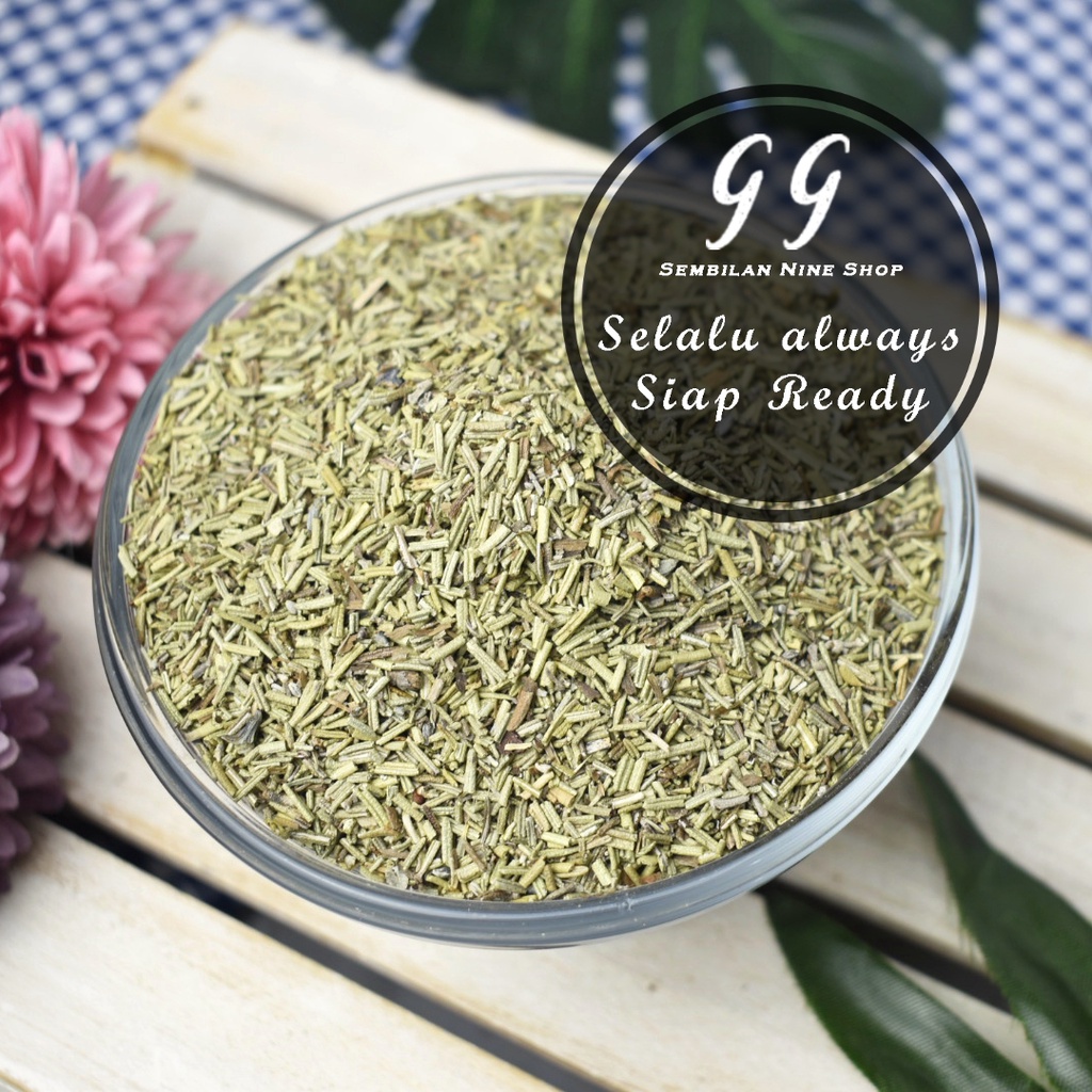 Jual ROSEMARY Leaves 50 Gram Dried Dry Daun Rosemari Flakes Herbs Herb ...
