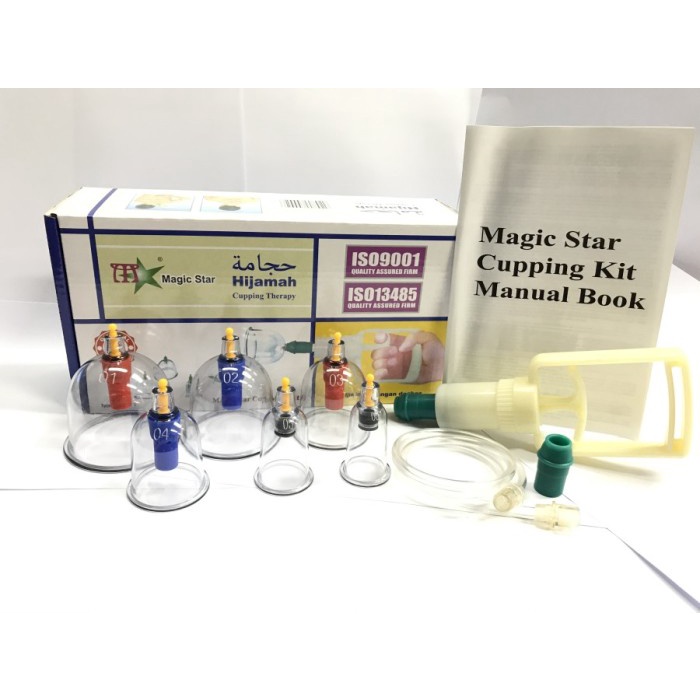 Jual Tera Kop / Alat Bekam Kangzhu Isi 6 Pcs / Magic Star / Original | Shopee Indonesia