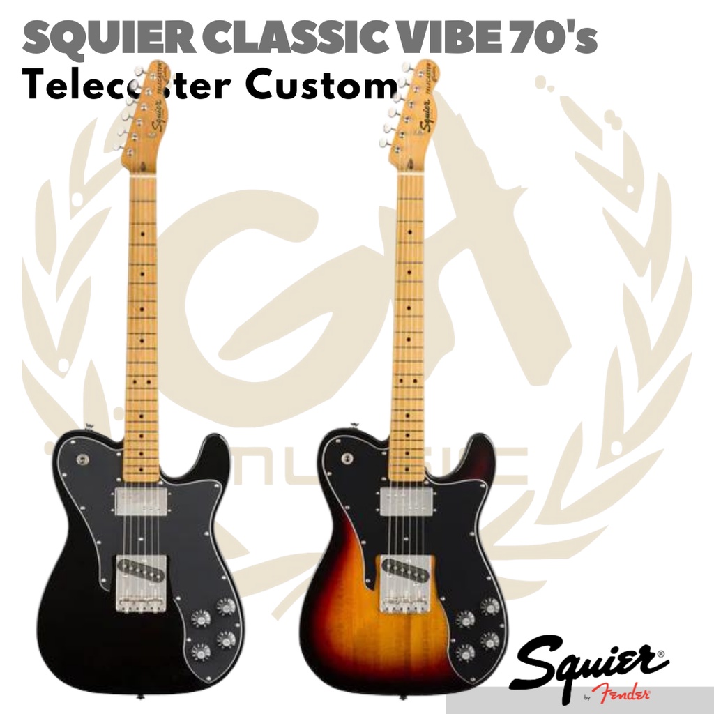 Jual Squier Classic Vibe 70s Telecaster Custom Electric Guitar, Maple FB | Gitar Listrik ...