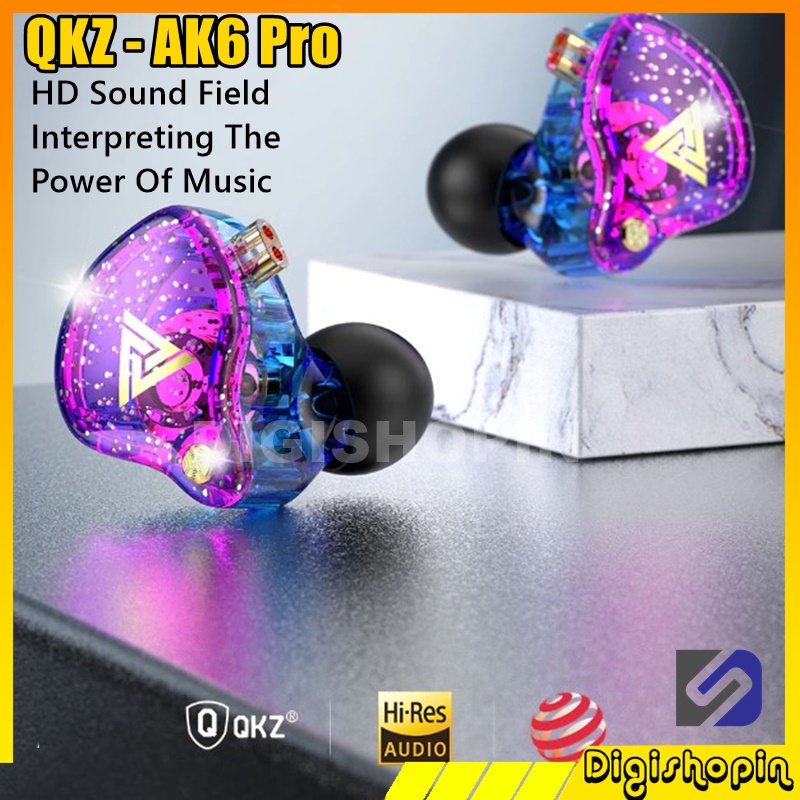 Jual QKZ AK6 PRO HiFi Earphone Bass In-Ear Dengan Mic Headset QKZ AK6 PRO QKZ AK6 Pro EDX Pro ...