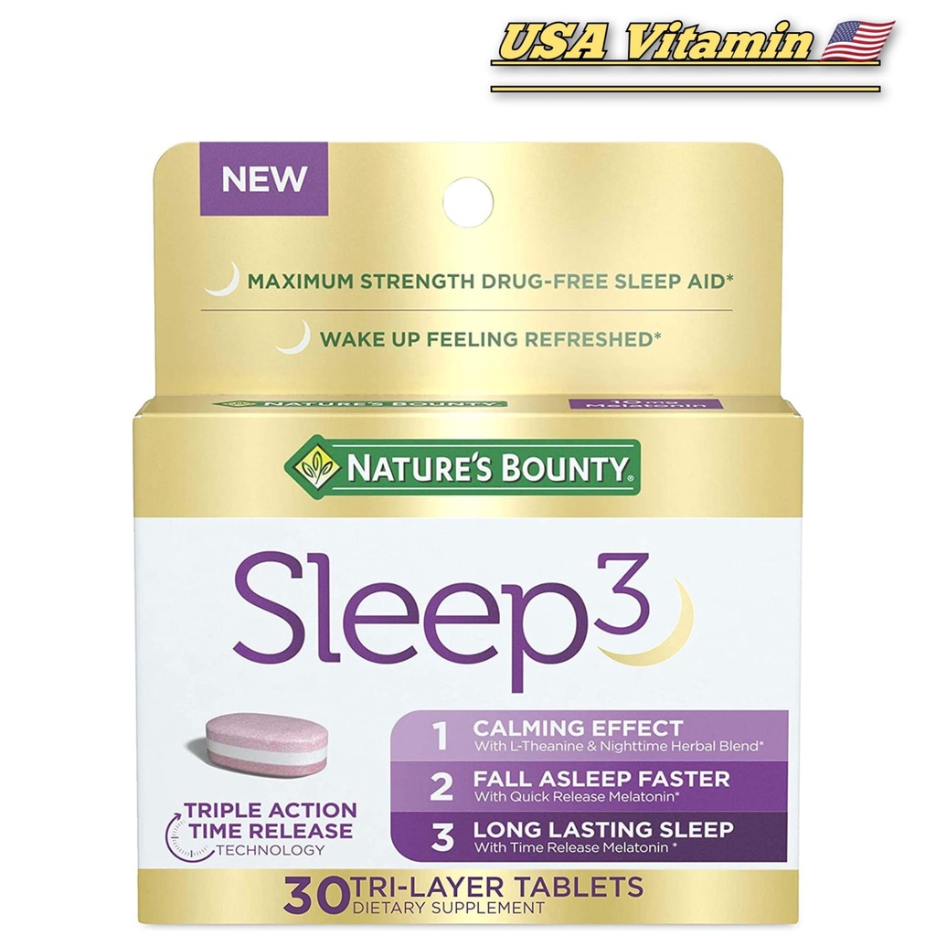 Jual Nature's Natures Bounty Sleep 3 Maximum Strength 10mg Melatonin ...