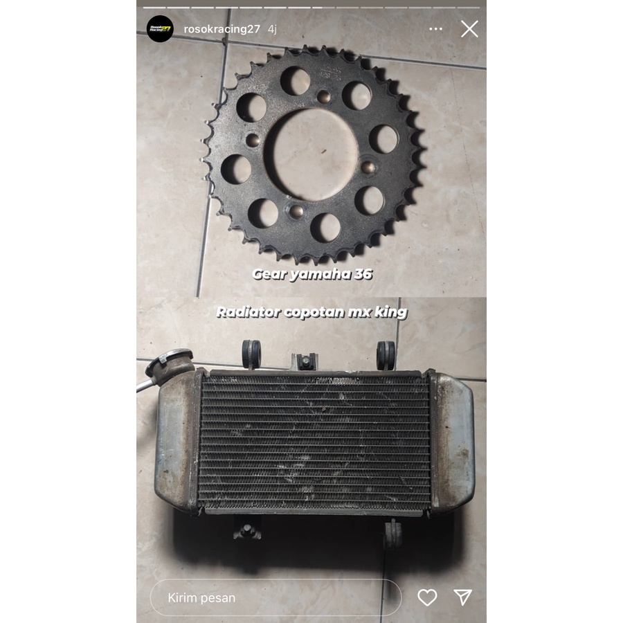 Jual RADIATOR MX KING ORIGINAL LEPASAN MOTOR | Shopee Indonesia