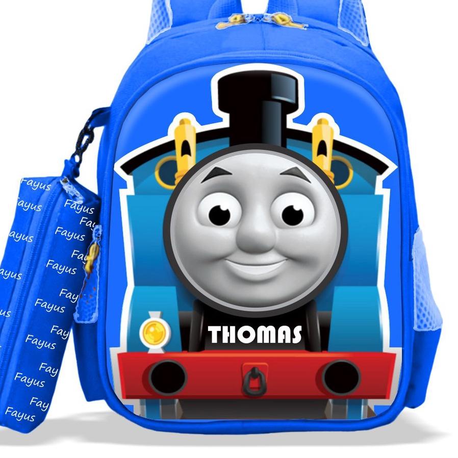 Jual Ready Tas sekolah anak ransel karakter THOMAS terbaru 2021 murah ...