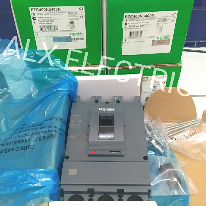 Jual SCHNEIDER MCCB BREAKER EZC400N EZC 400N 3400N 3P 400A 36KA ...