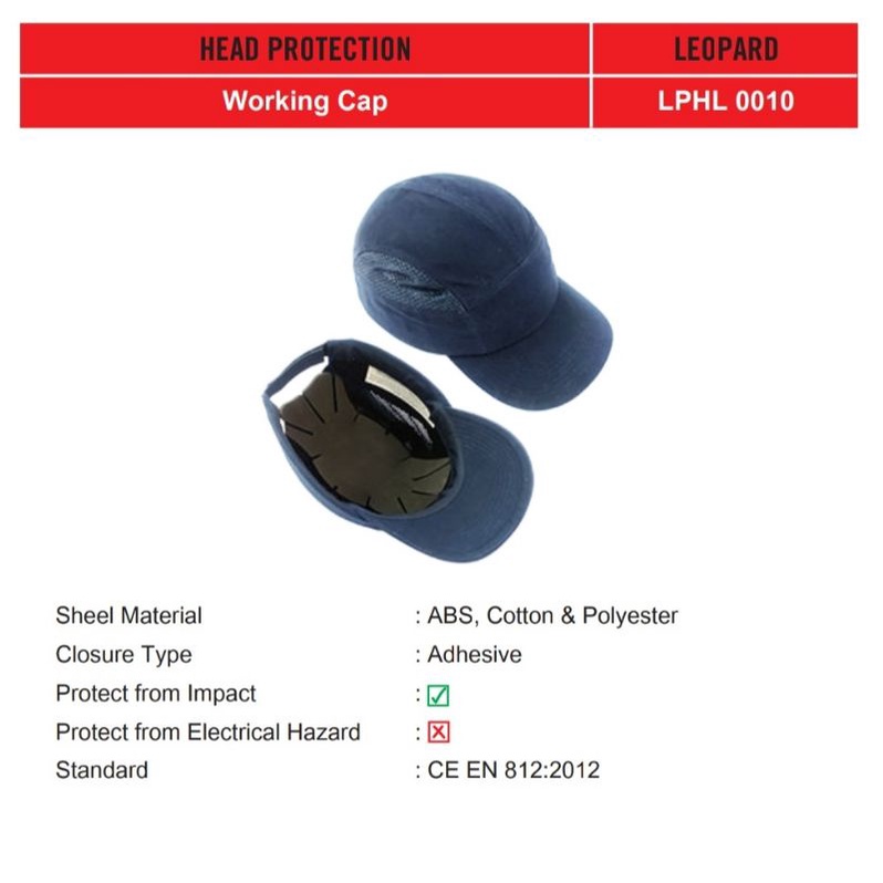 Jual Topi Safety/ Working Cap / Topi Kerja Safety Lapangan | Shopee ...