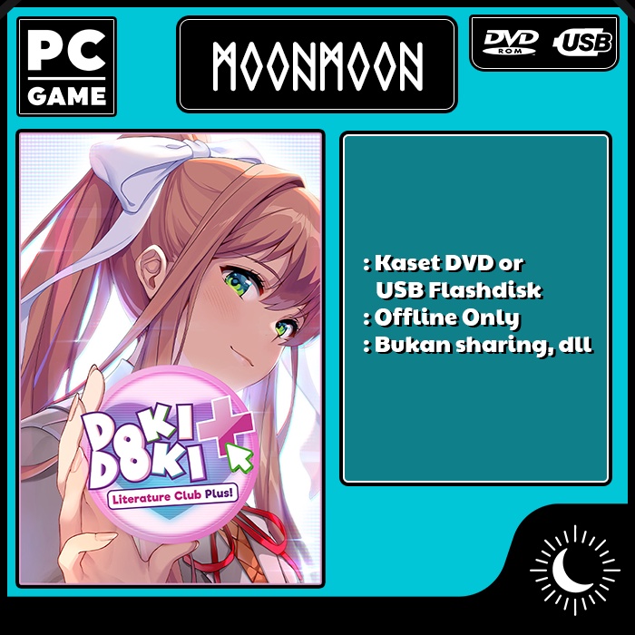 Jual Doki Doki Literature Club Plus! (2021) Game PC Laptop | Shopee ...