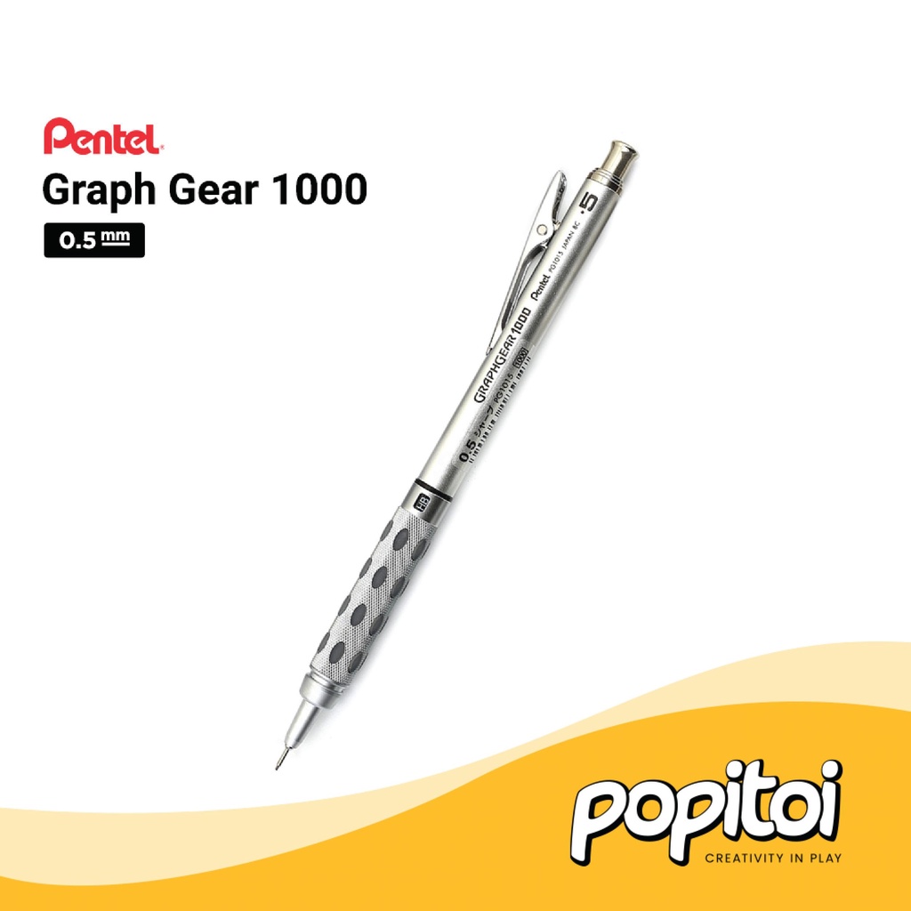Jual Pentel Graph Gear 1000 Mechanical Pencil GraphGear Pensil Mekanik ...