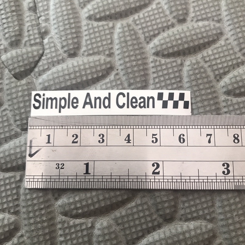 Jual stiker simple and clean | Shopee Indonesia