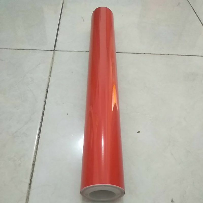 Jual Stiker Skotlet warna MERAH glossy,,,lebar atau tinggi stikernya ...