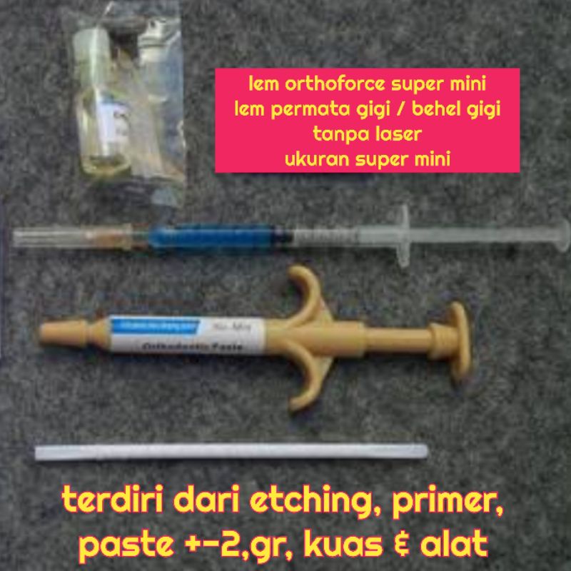 Jual lem behel permata gigi orthoforce ortho force kecil sedang besar ...