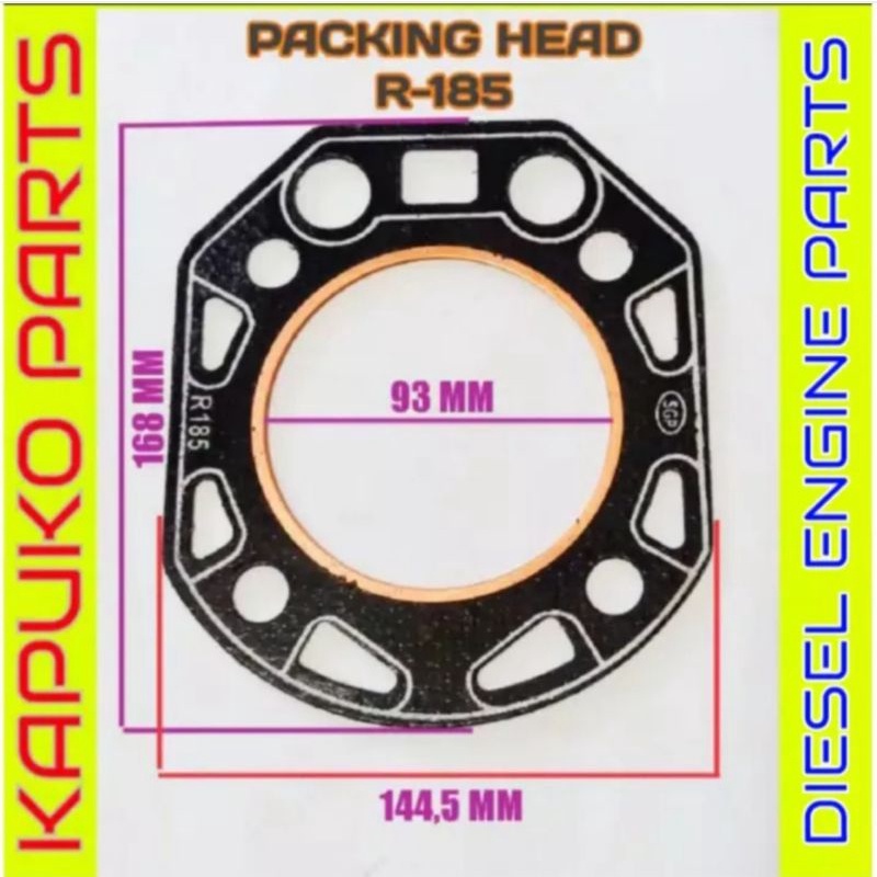 Jual R185 PACKING HEAD UNTUK MESIN DIESEL DONGFENG | Shopee Indonesia