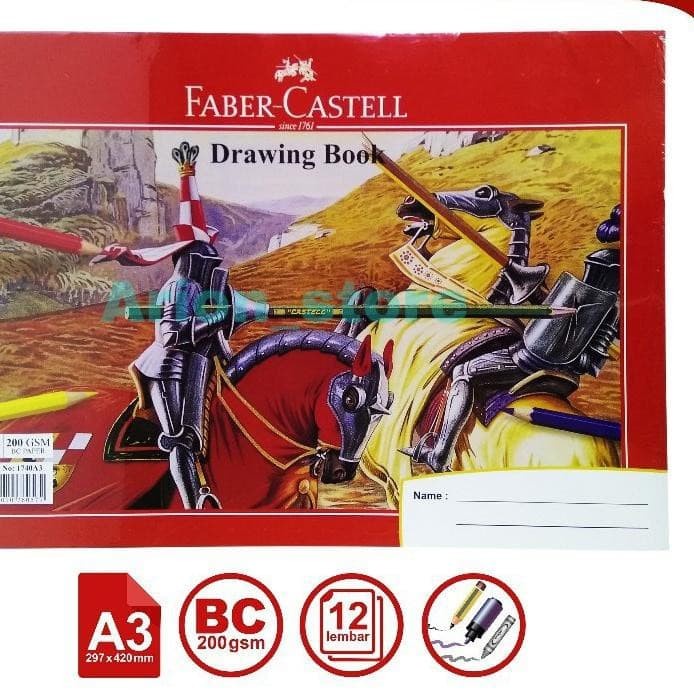 Jual Buku Gambar Faber Castell Drawing Book A3 1740A3 | Shopee Indonesia