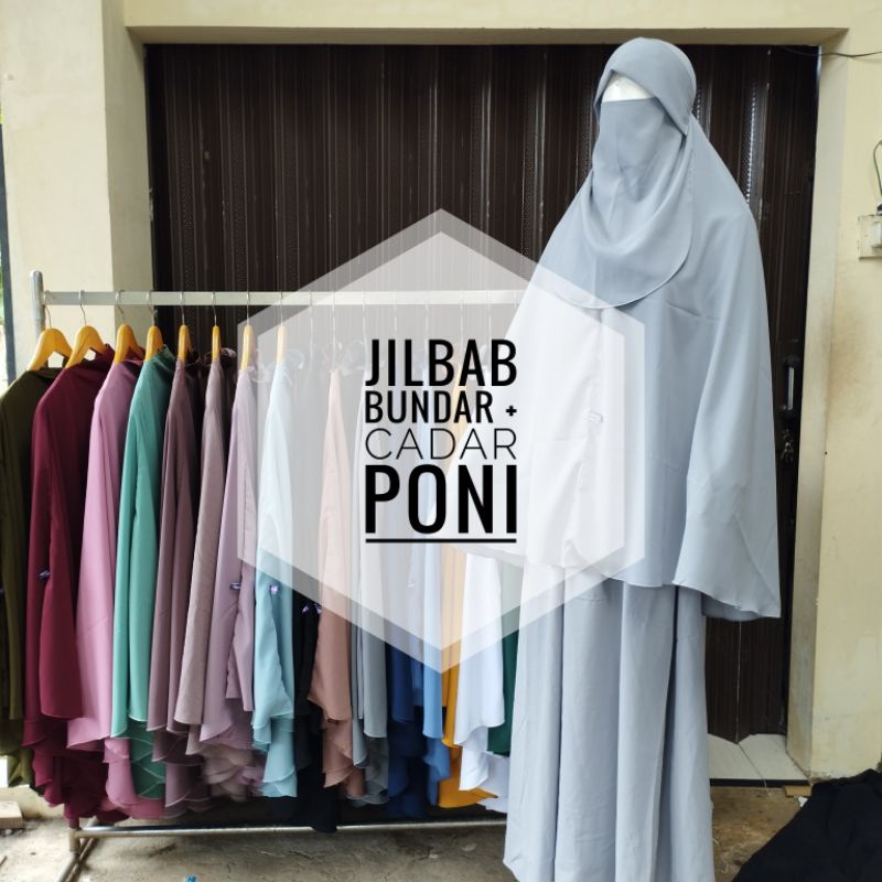 Jual Jilbab Cadar Poni Bergo Khimar Non Pet Khimar Jumbo (sepaha) Niqab ...