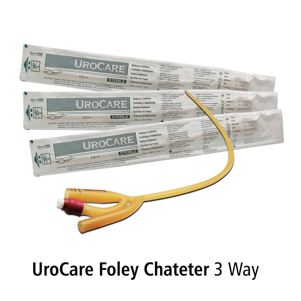 Jual Foley Catheter Selang Kateter 3 Way Uro care OneMed OB | Shopee ...