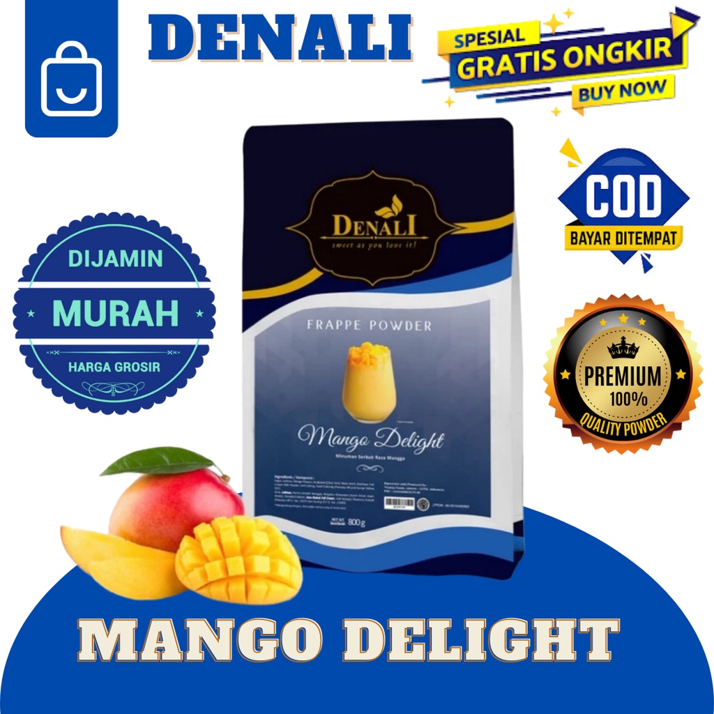 Jual DENALI MANGO DELIGHT POWDER RASA MANGGA FRAPPE MINUMAN KEKINIAN ...