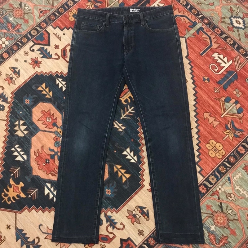Jual Jeans Uniqlo Blue ( 32 ) | Shopee Indonesia