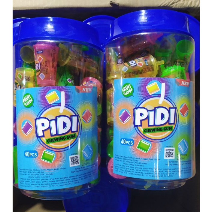 Jual Permen Pidi Chewing Gum Toples ( isi 40 pcs @8gr ) | Shopee Indonesia Jual Permen Pidi Chewing Gum Toples ( isi 40 pcs @8gr ) | Shopee Indonesia