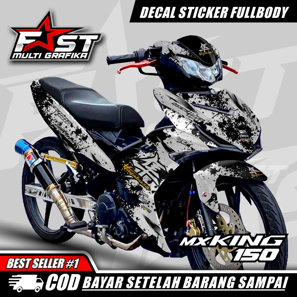 Jual stiker decal mx king new full body decal stiker motif hayabusa ...