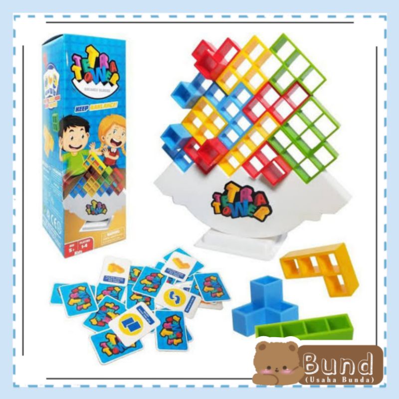 Jual Bund - M108 TETRIS TOWER / MAINAN TOWER KESEIMBANGAN / MAINAN ...