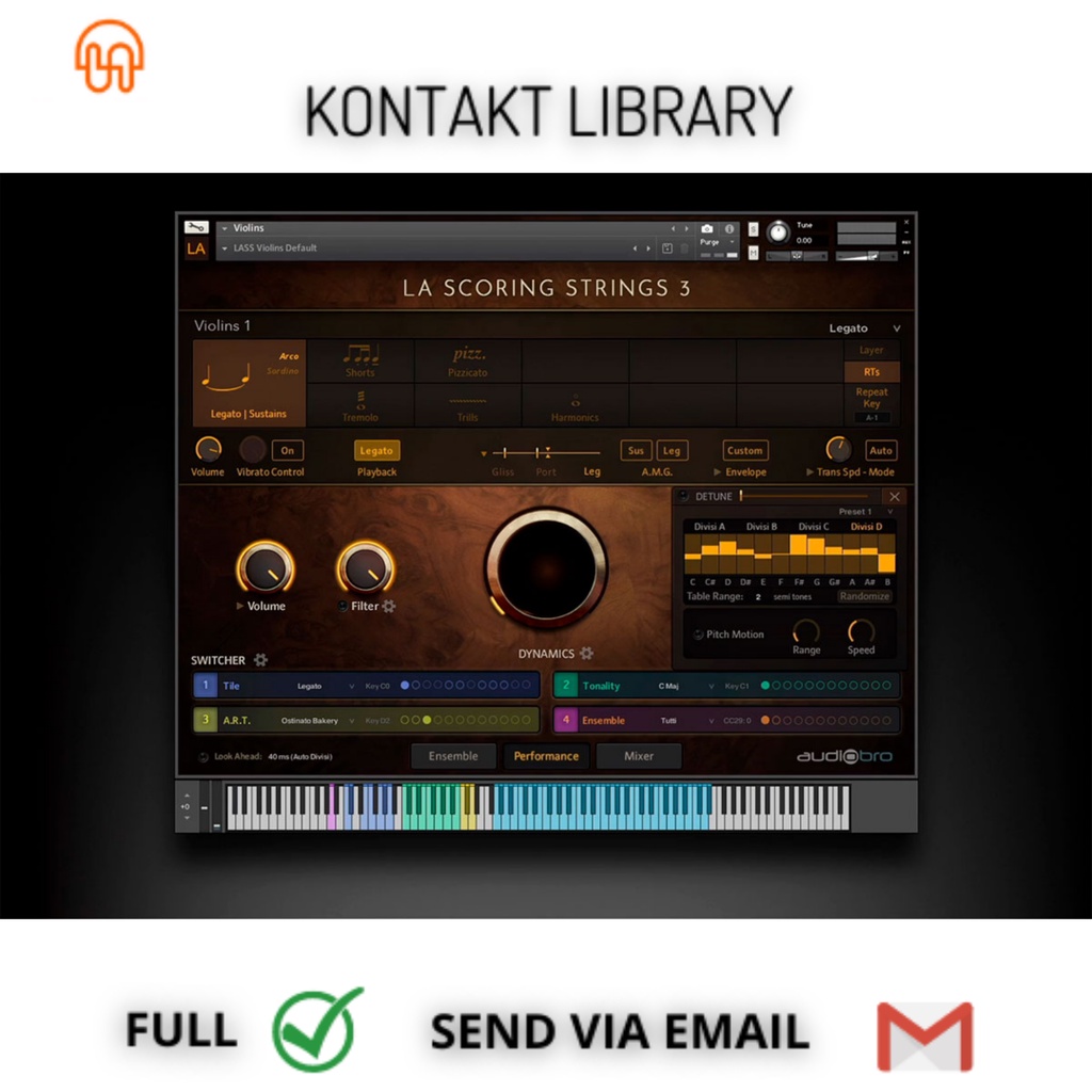 Jual LA Scoring Strings 3 - Library libraries preset KONTAKT Capture the Authentic Sound of ...
