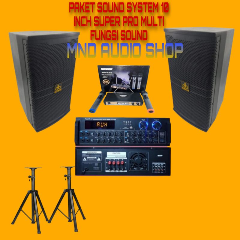 Jual paket sound system karaoke pro 10inch dusenberg +amplifier ...