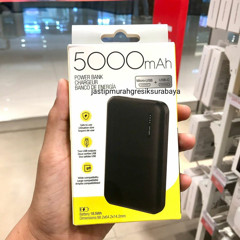 Jual POWER BANK 10000 MAH MINISO POWERBANK 5000 MAH MINISO | Shopee ...