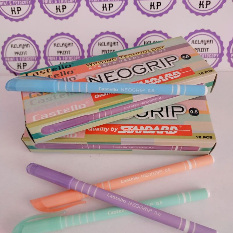 Jual PULPEN STANDARD NEOGRIP TINTA HITAM 1 KOTAK ISI 12 PCS | Shopee ...