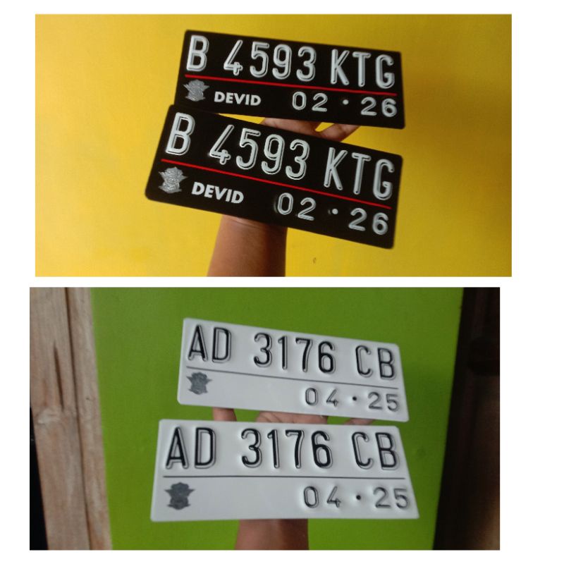 Jual Plat nomor custom Variasi (1pcs) (COD) | Shopee Indonesia