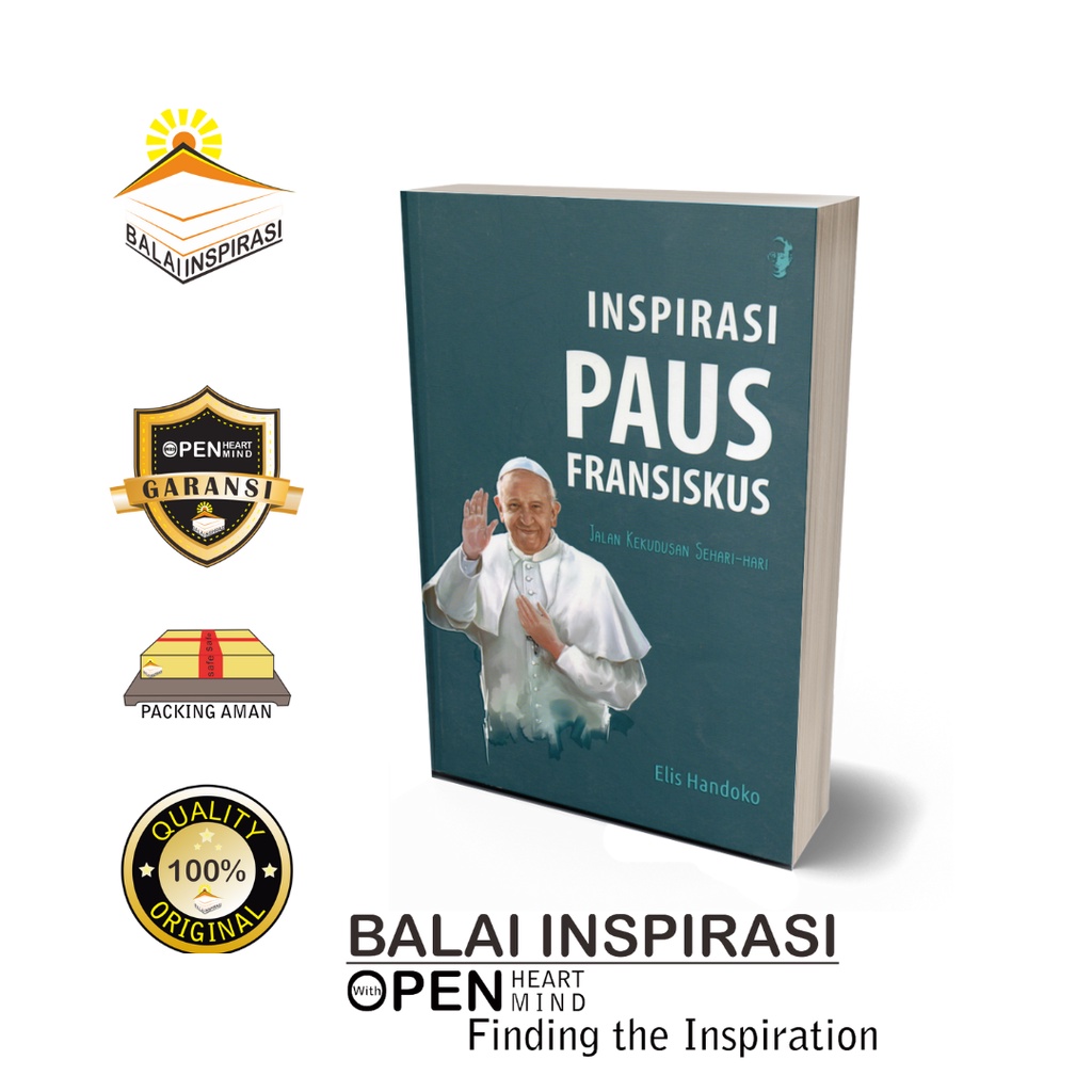 Jual Buku Bacaan Inspiratif Inspirasi Paus Fransiskus | Shopee Indonesia