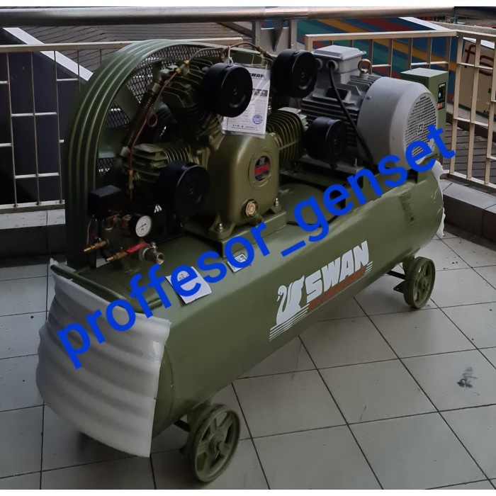 Jual Kompresor angin swan 15 hp ( pk ) komplit motor SWP 415 air ...