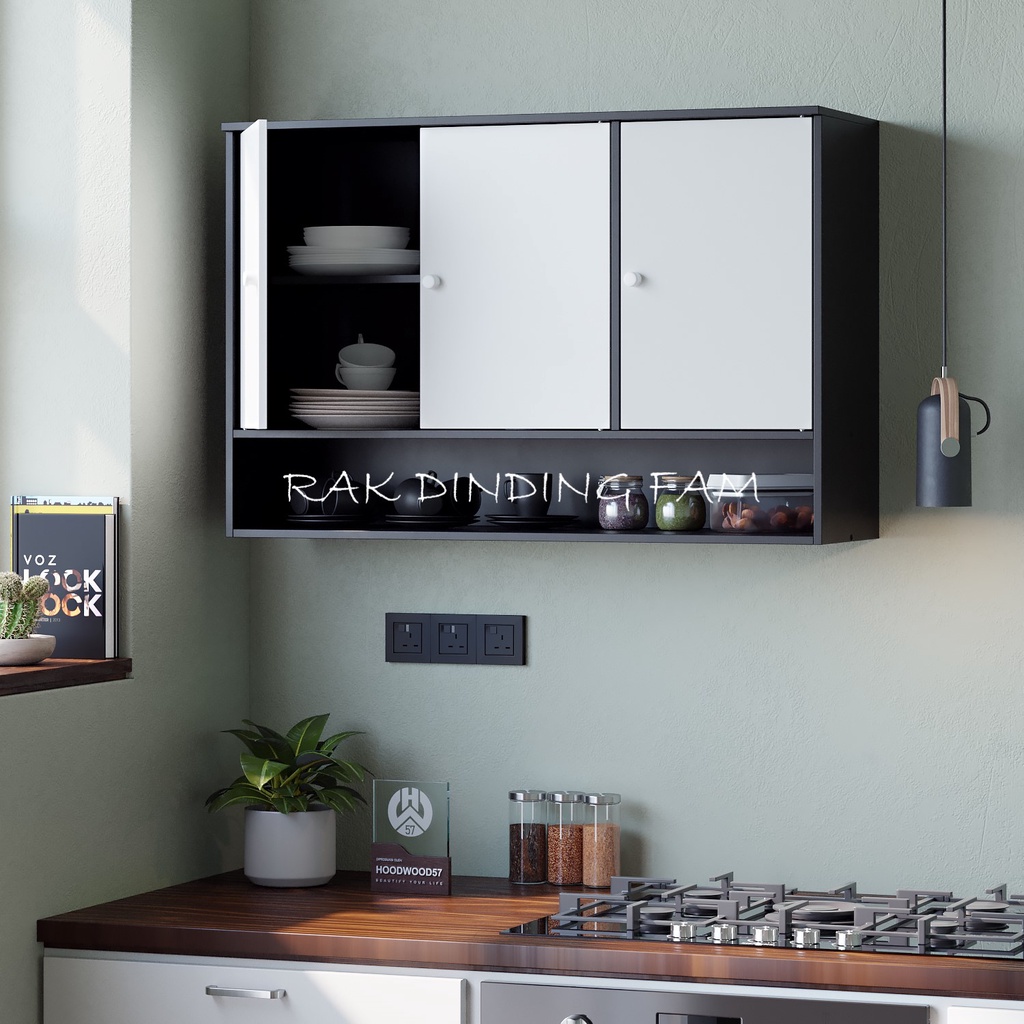 Jual Kitchen Set Atas 3 Pintu Minimalis Lemari Dapur Gantung Rak Dapur ...