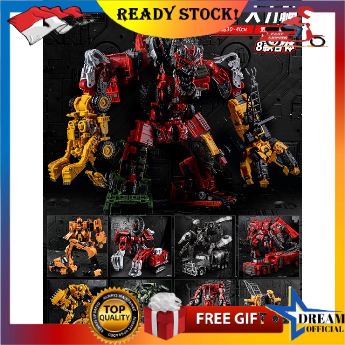 Jual Robot Transformers Deformation Devastator Overload Devil Crab ...