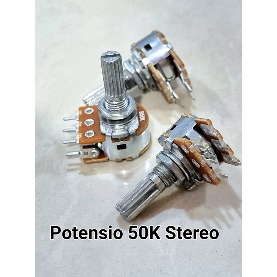 Jual Potensio 50k Stereo APlus | Shopee Indonesia