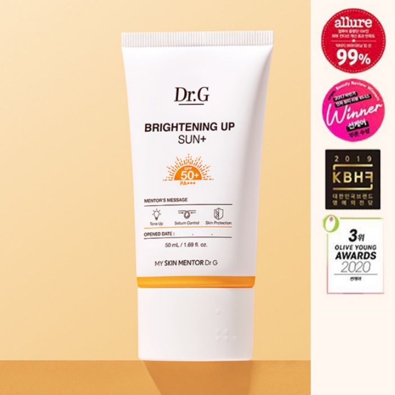 Jual DR.G / DR G / DR. G / DRG Brightening Up Sun+ SPF50+ PA+++ | Shopee Indonesia