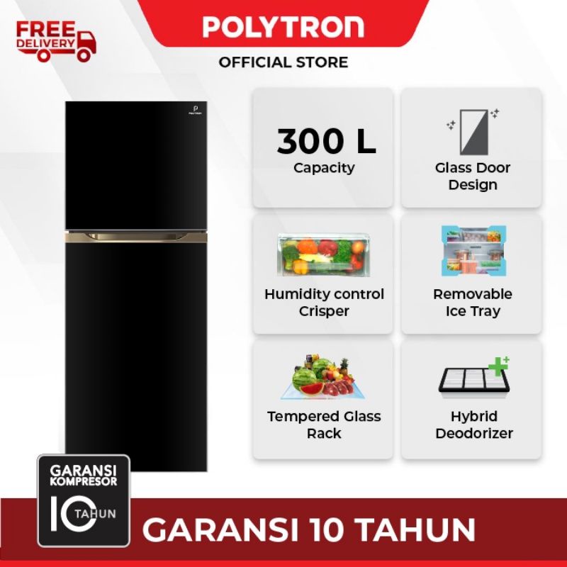 Jual Kulkas Polytron 2 Pintu PRM430X / PRM431X (Inverter) Kulkas ...