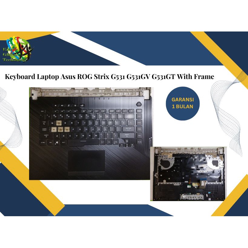 Jual Keyboard Laptop Asus ROG Strix G531 G531GV G531GT With Frame ...