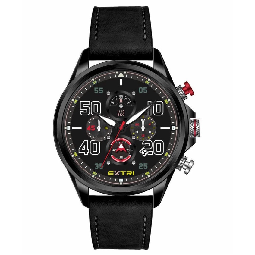 Jual Extri Watch Original X6055 Chronograph Bergaransi 1 Tahun | Shopee Indonesia