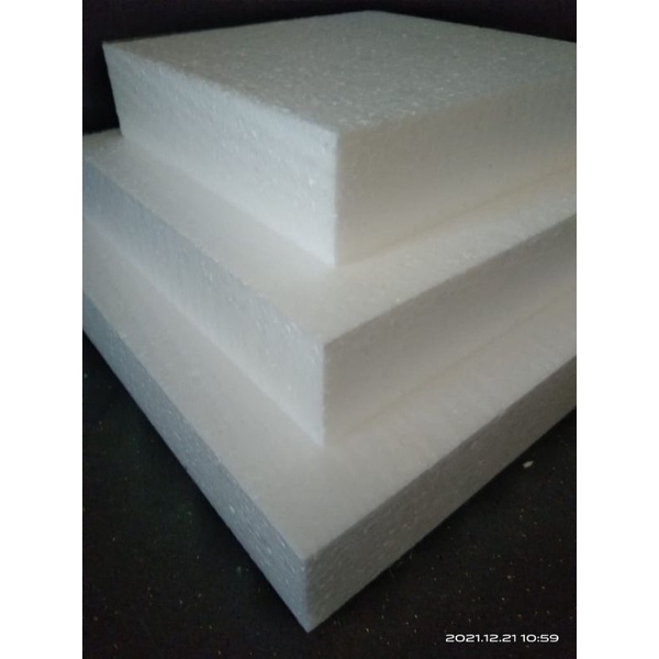 Jual Styrofoam Lembaran 100x50x3cm Gabus Sheet Papan | Shopee Indonesia