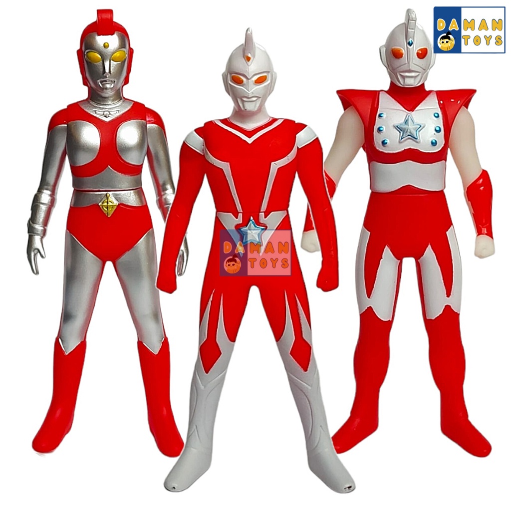 Jual Mainan Ultraman Trio Ultra Scott Beth Chuck Ultrawoman Yullian ...
