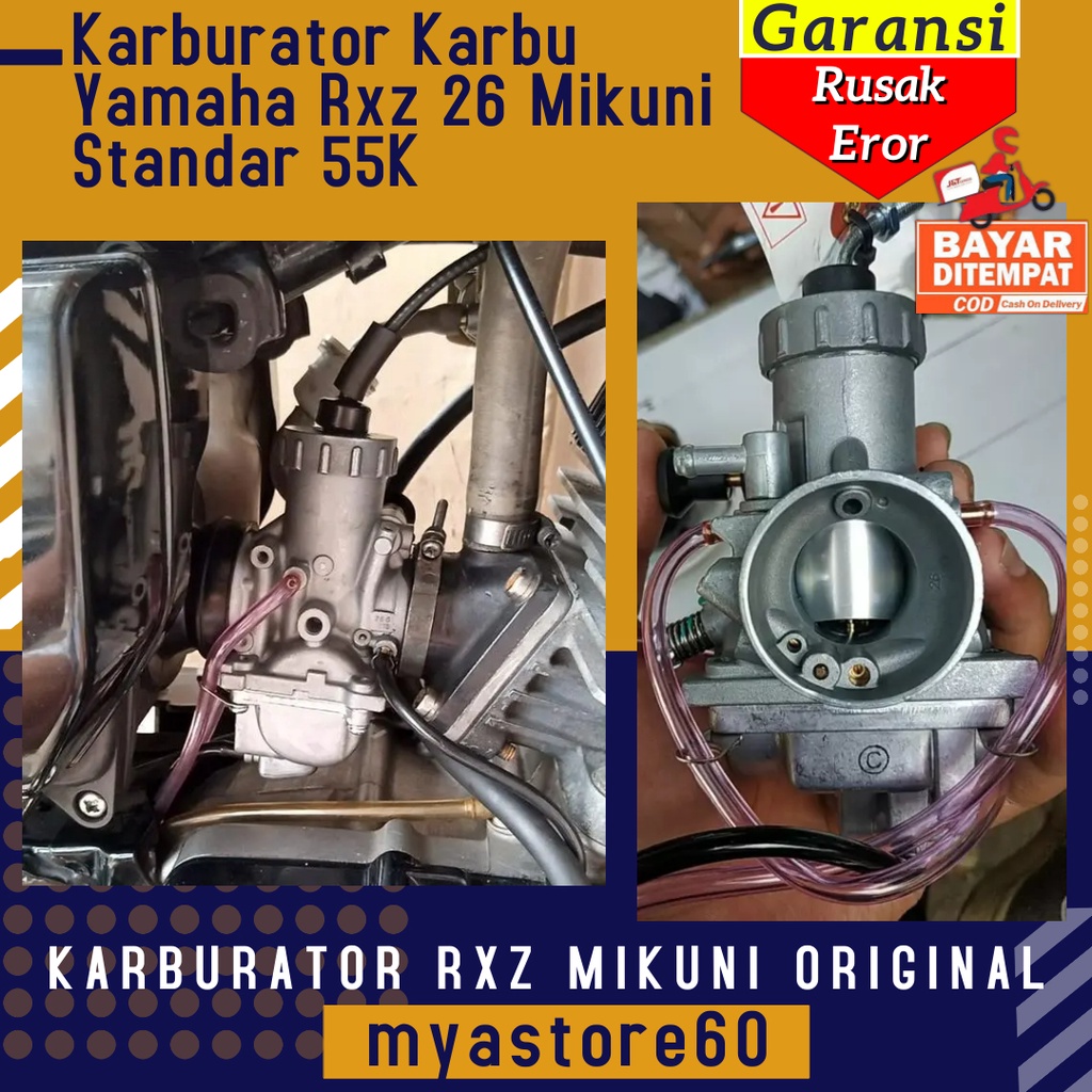 Jual (ASLI) MIKUNI KARBURATOR RXZ ORIGINAL Yamaha Rxz 26 Mikuni Standar 55K | Shopee Indonesia